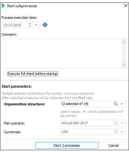 Executing Subprocess Steps