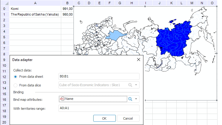 Example of Map Setup