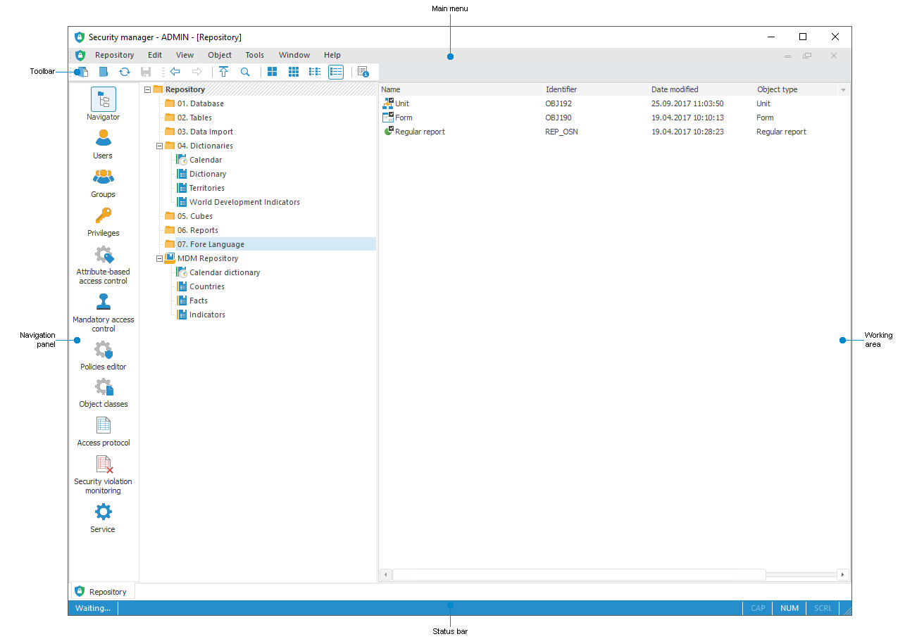 Getting Started with Security Manager