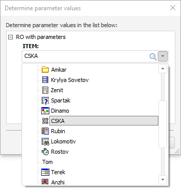 Editing Report with Parameter Value Type Check