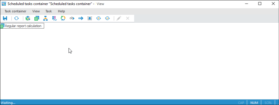 Starting Task for Execution