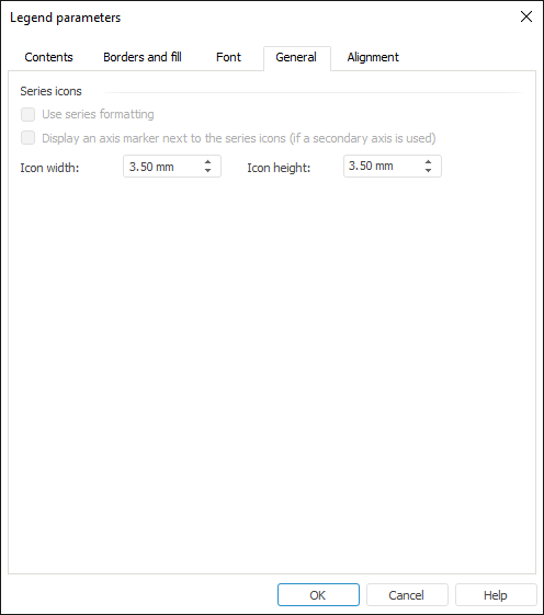 General Legend Settings